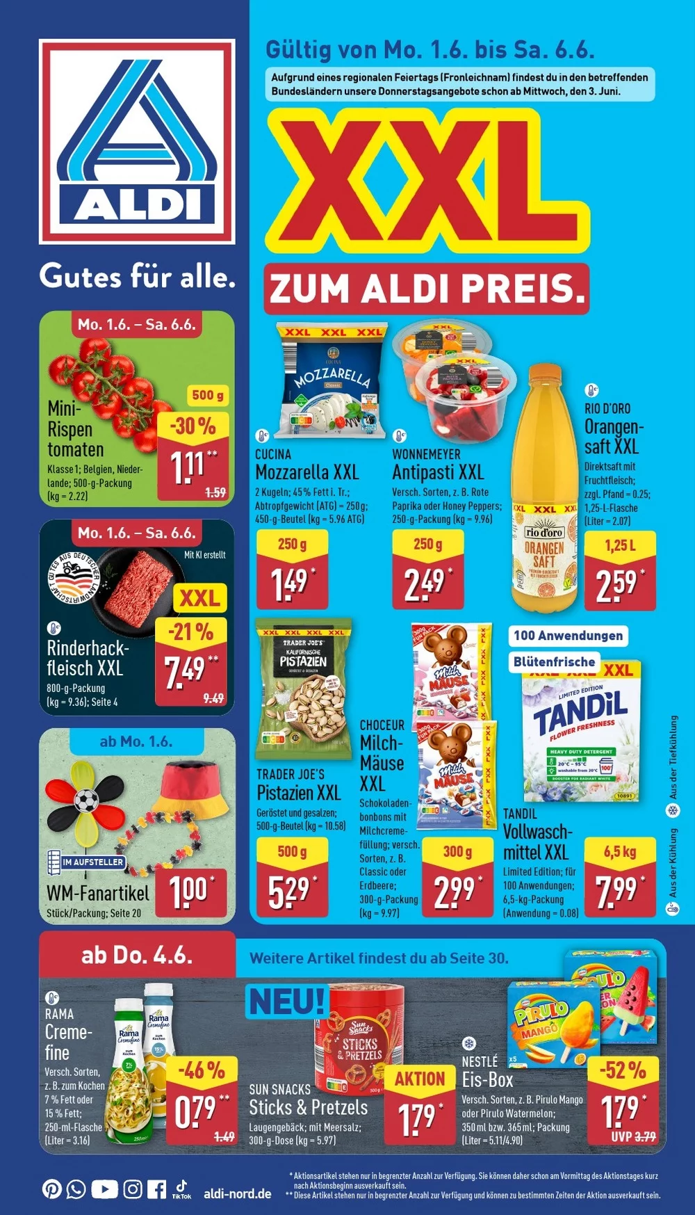 Aldi Nord Prospekt 22.06.2026 bis 27.06.2026 | prospektsuche