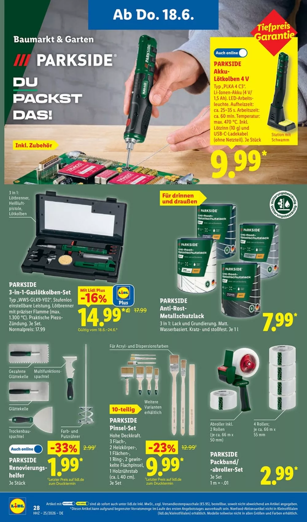 Lidl Prospekt 15.06.2026 bis 20.06.2026 | prospektsuche